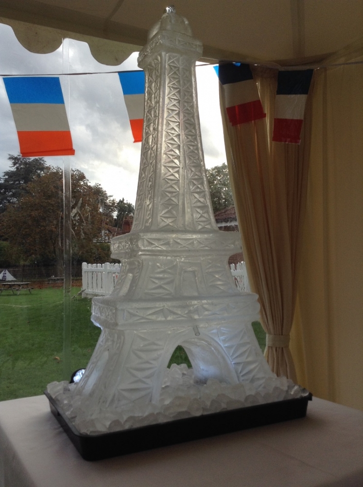 Eiffel Tower | Passion For Ice - Ice Sculpture and Ice Luge Specialists